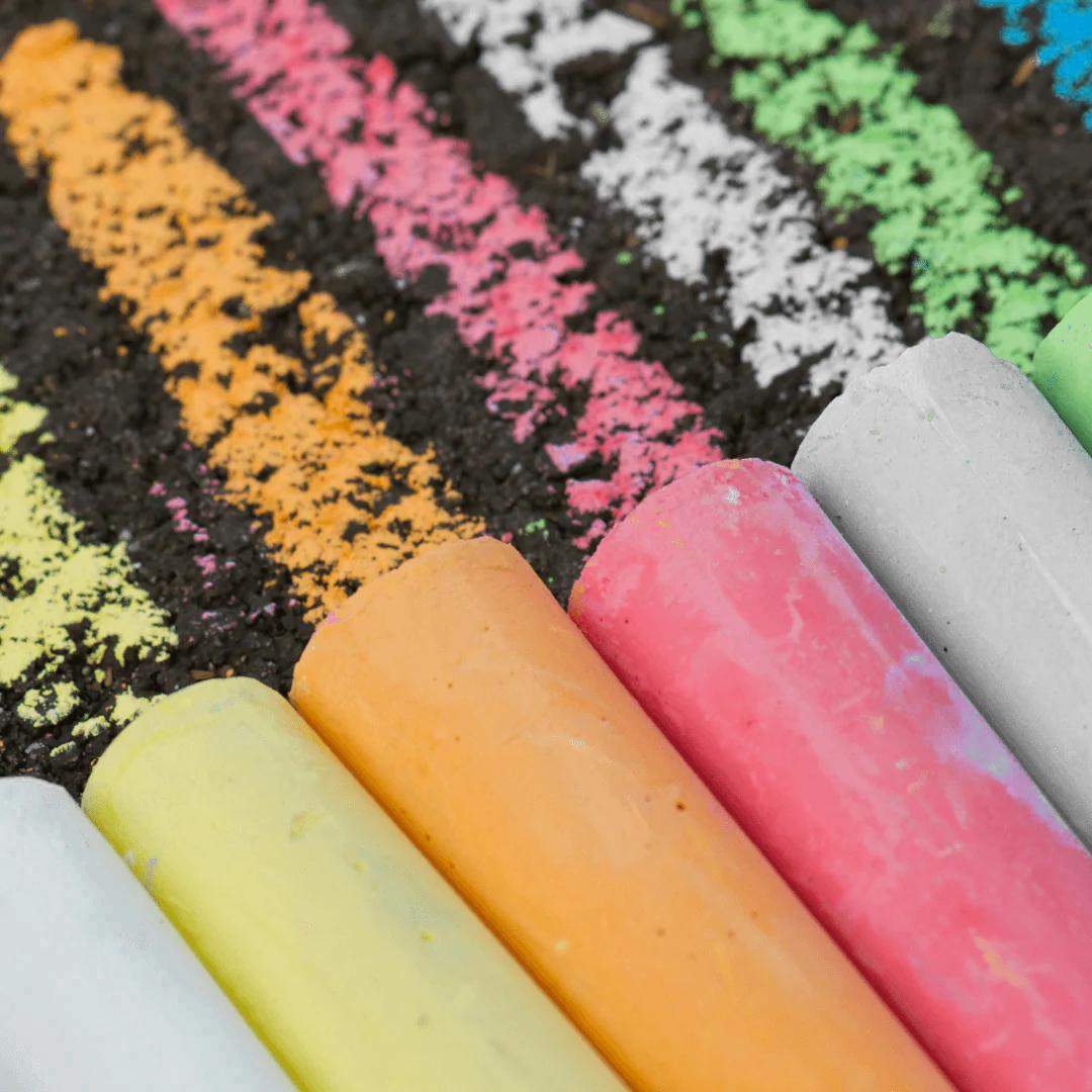 24x Outdoor Chalks - 8 cm