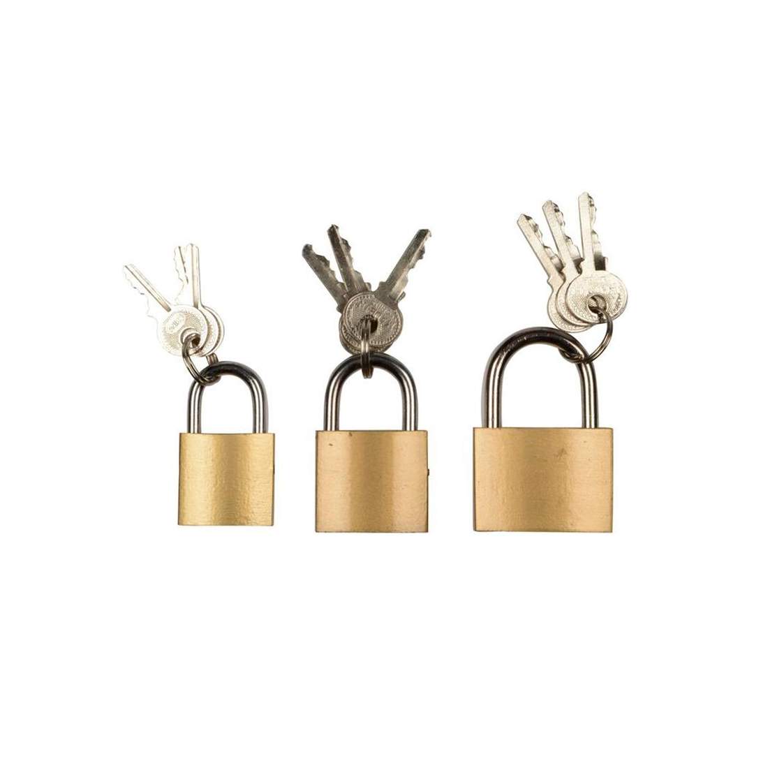 Padlocks - 3 pcs - Set