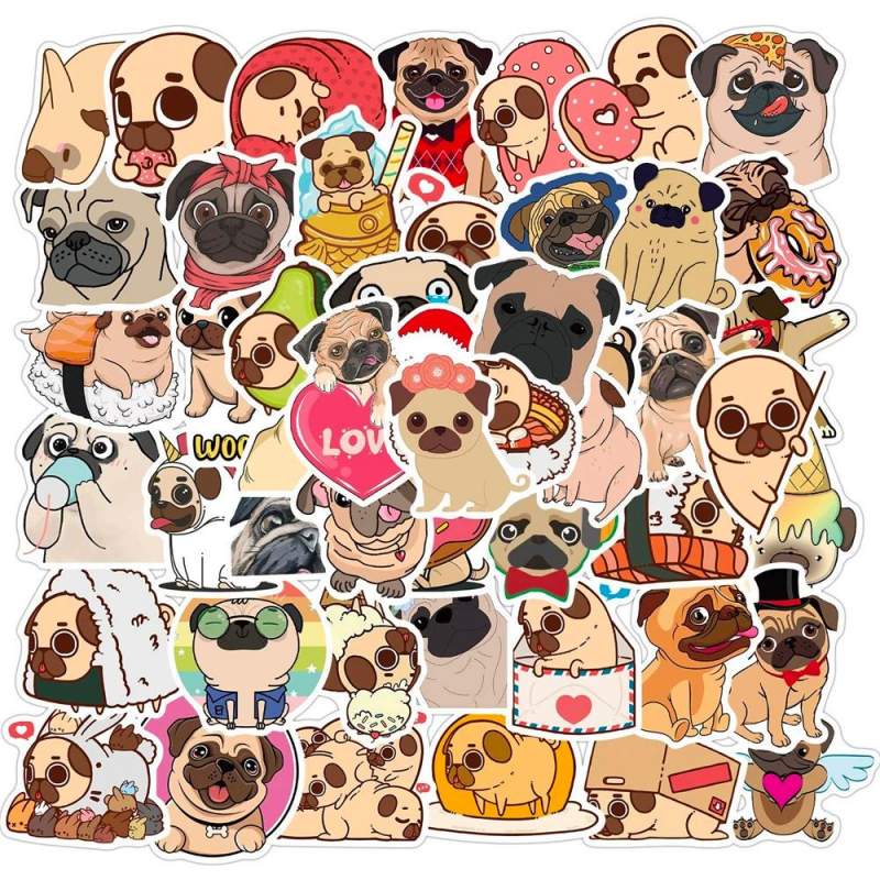 50x Stickers - Dogs