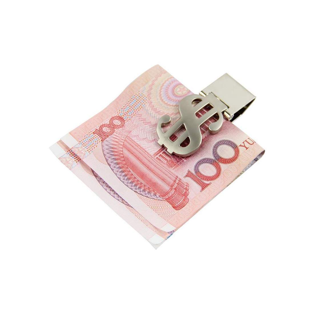 Banknote clip with Dollar symbol - Stainless Steel