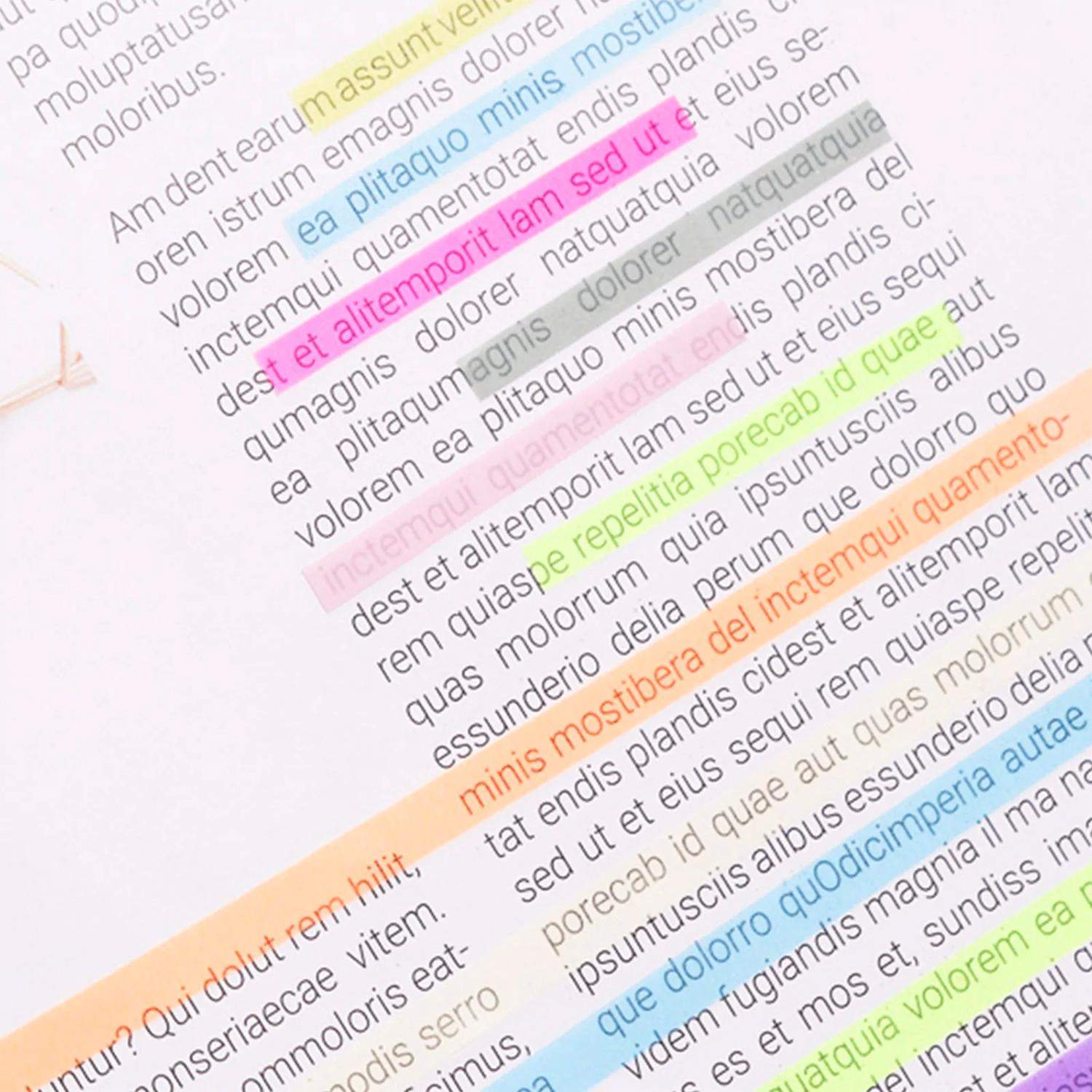 160x Marking strips in different colors - 160 pcs