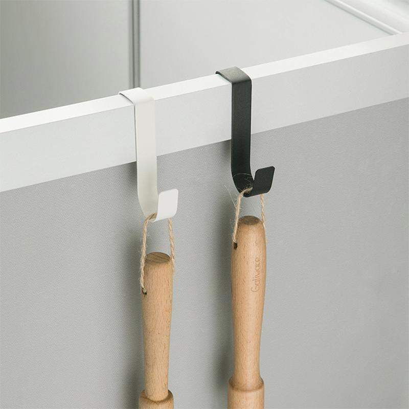 2x Kroge til dør / skabslåge - Sort