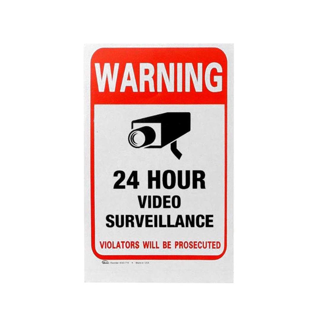 5x Decals for Camera Surveillance - Stickers