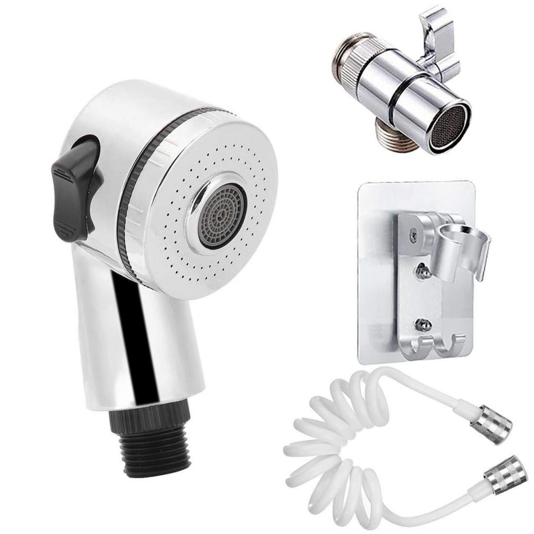 Kranförlängare med Duschmunstycke - 4 Delar