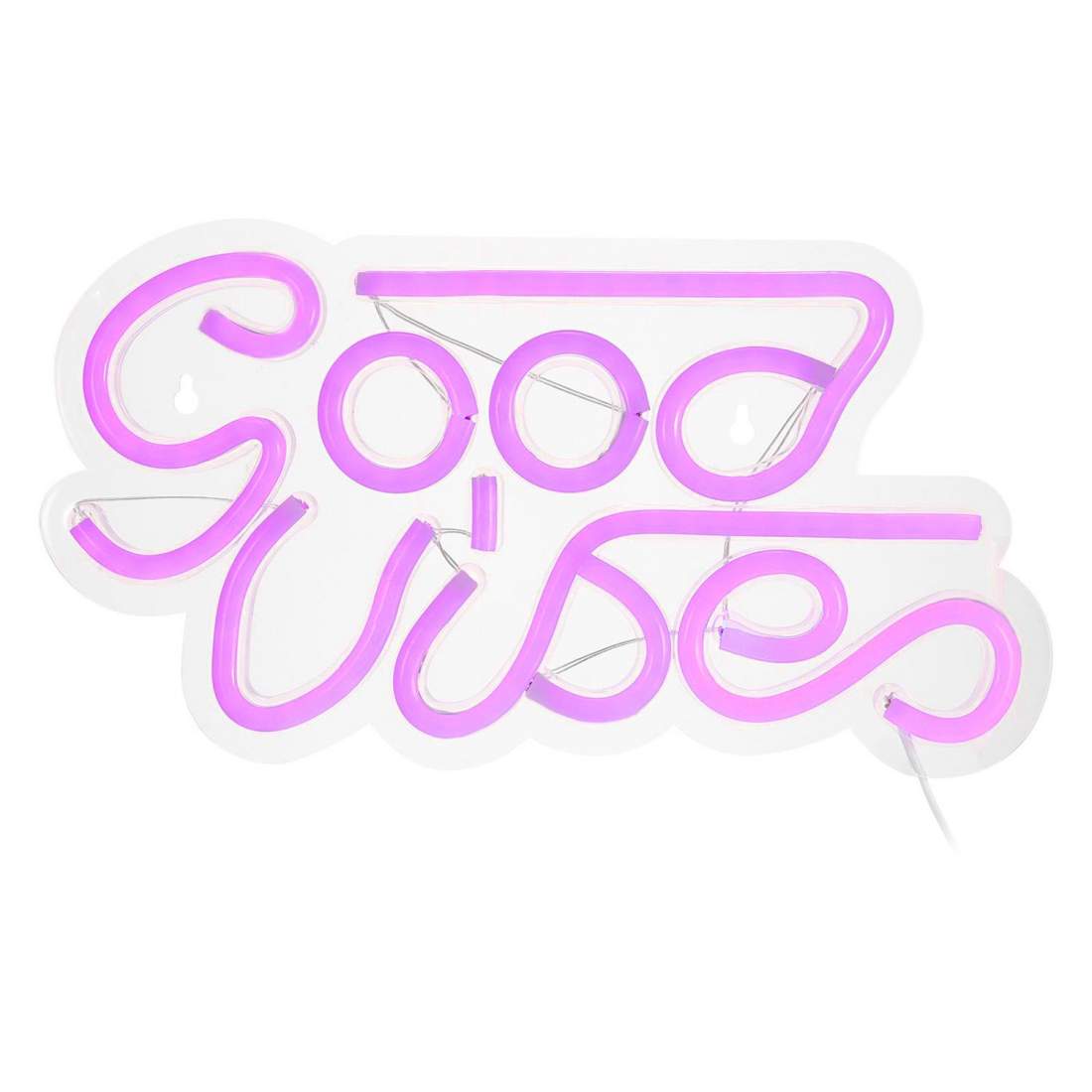 LED Wall Lamp / Neon Sign - "Good Vibes"