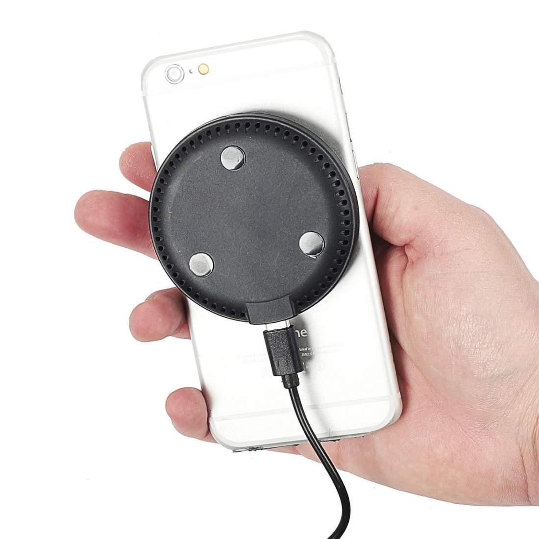 Trådløs mobiloplader til bilen med sugekop