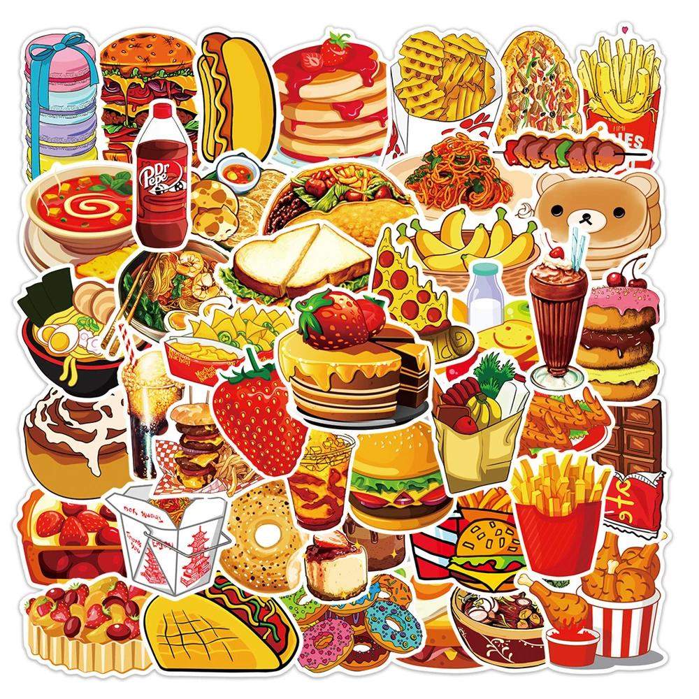 Stickers - dishes - 50 pcs