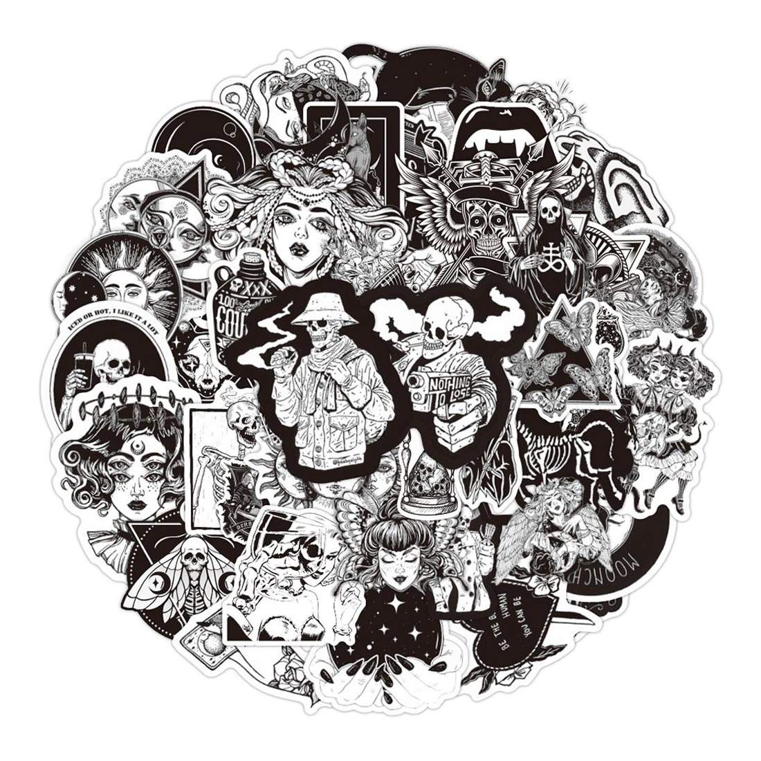 Stickers - Gothic style - 50 pcs | eStore