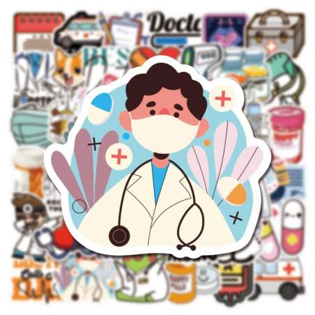 Stickers - Hospital - 50 pcs