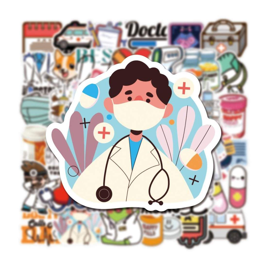 Stickers - Hospital - 50 pcs