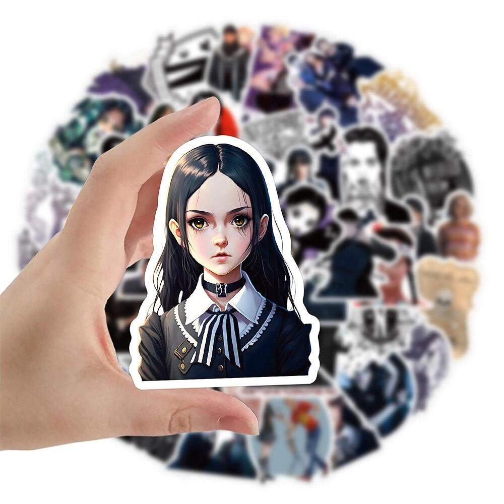 Stickers - TV series Wednesday - 50 pcs