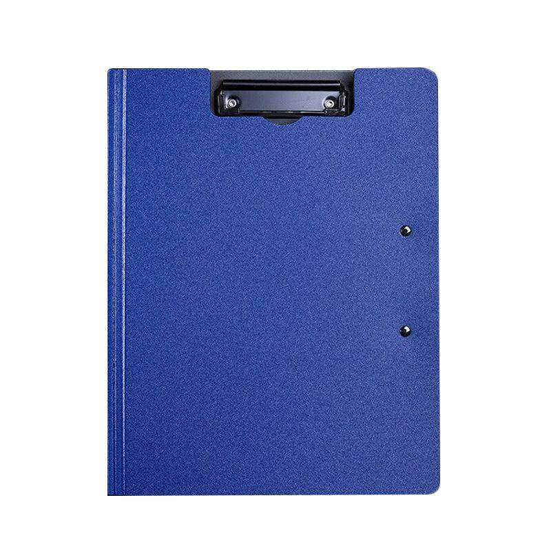 Write plate with double clamps - A4 - blue
