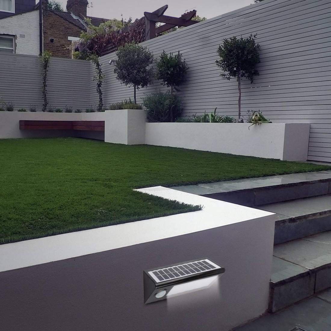 Outdoor lamp with motion detector - LED | eStore