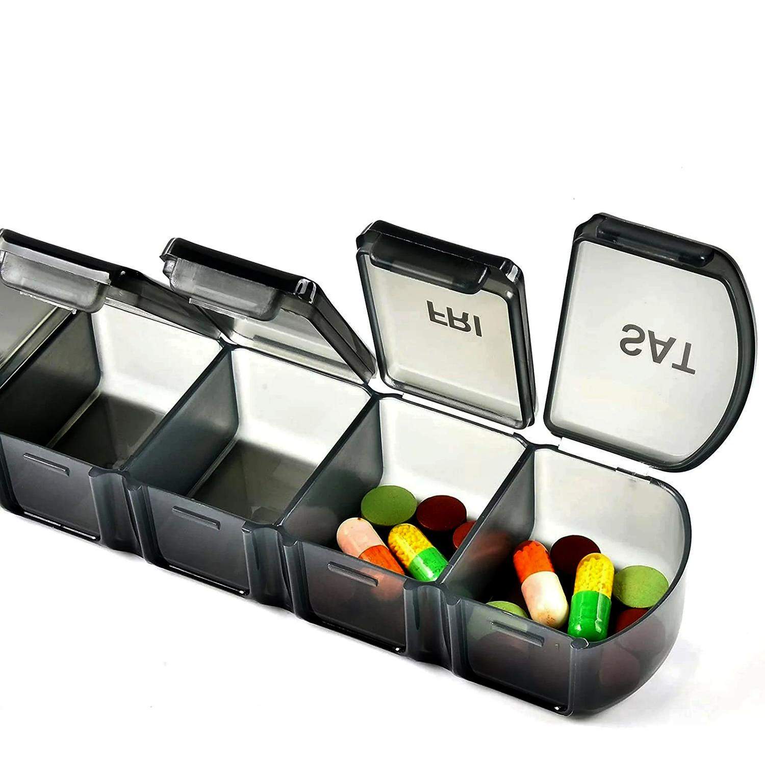 Dosing box for 1 week medication with large compartments | eStore