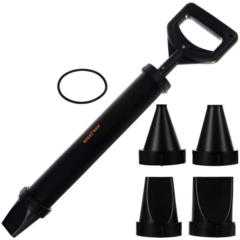 Injection gun for cement, hand pump - black