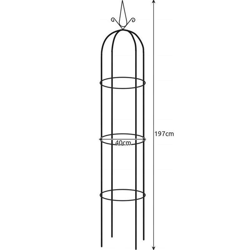 Växtstöd Obelisk - 197 cm Hög Spaljé