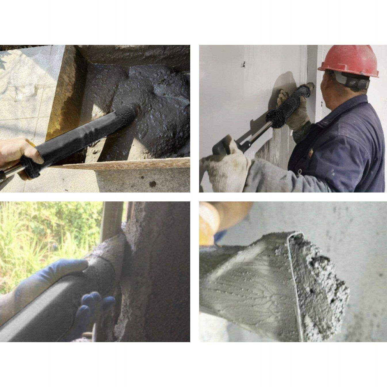 Injection gun for cement, hand pump - black