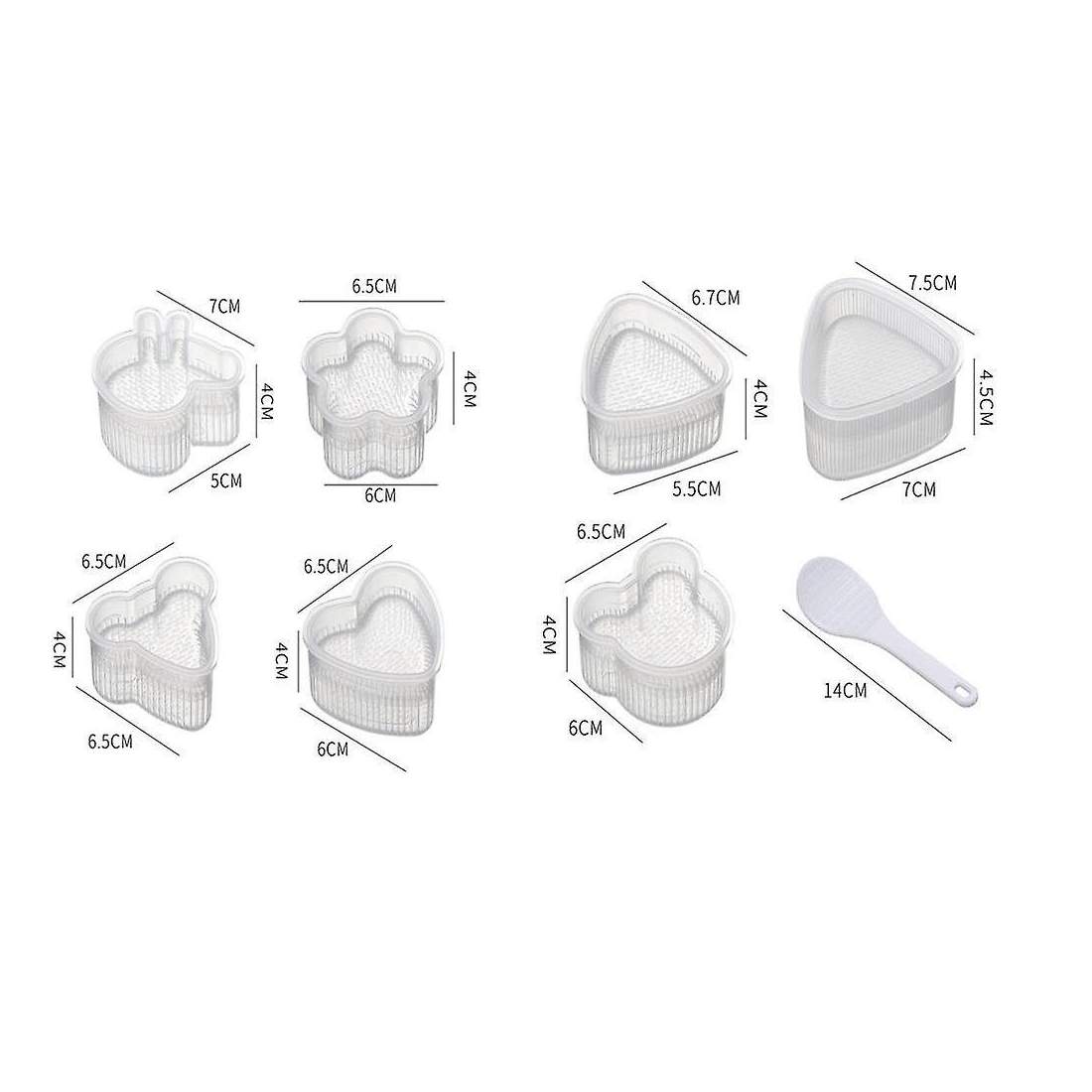 Sød form til ris - plastik