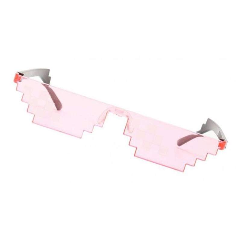 Unique sunglasses - 8 bit pixel - pink