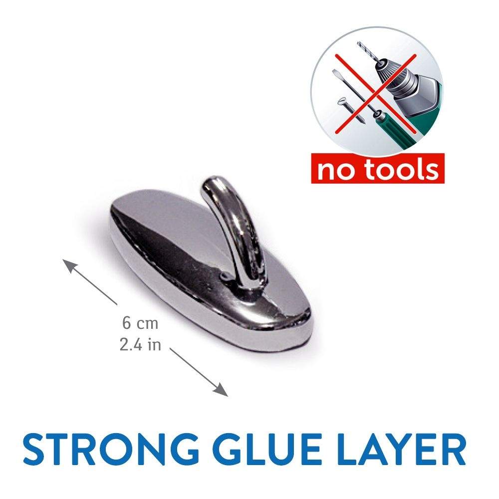 Selvklæbende kroge - 3 stk