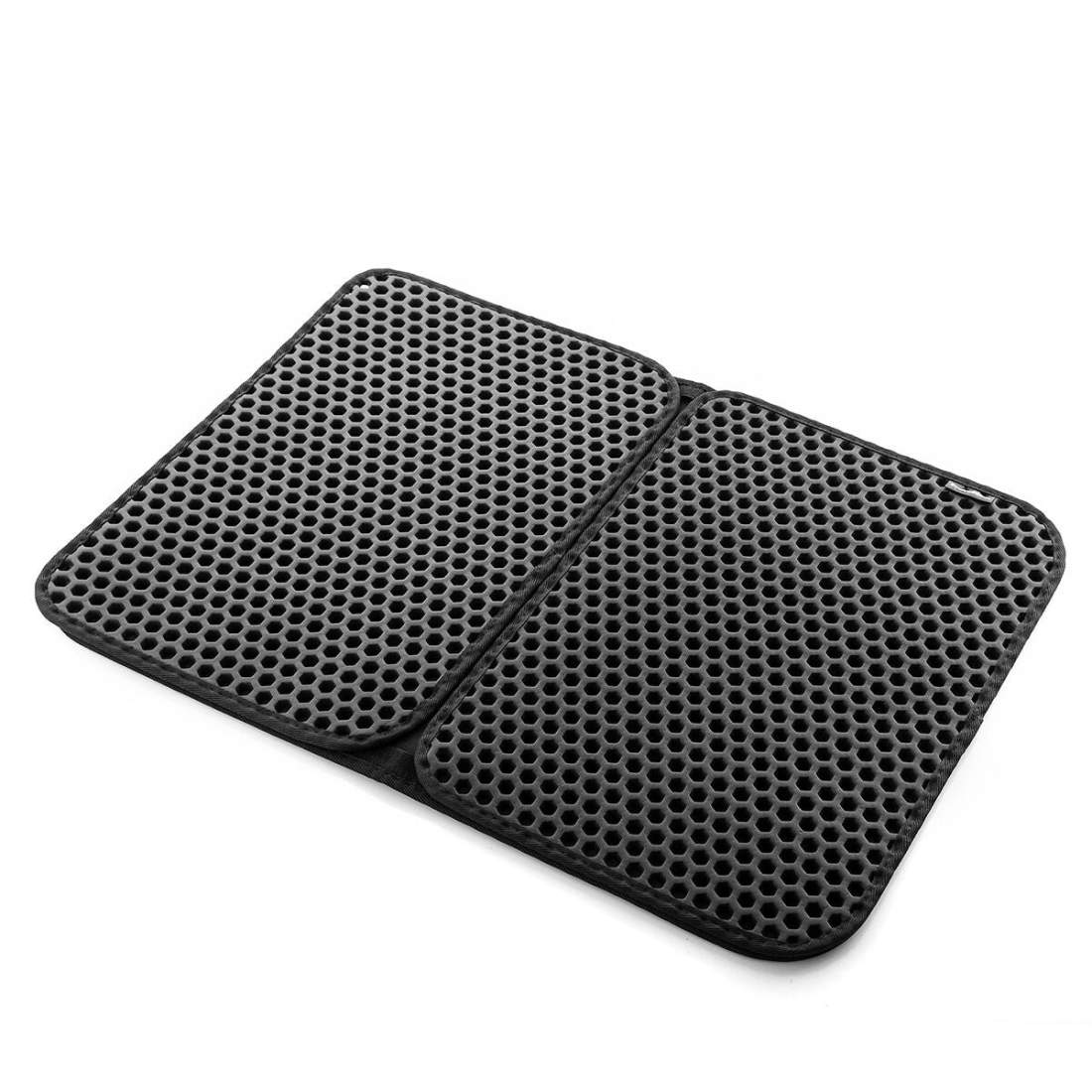 Cat sand mat - black - 60 x 43 cm