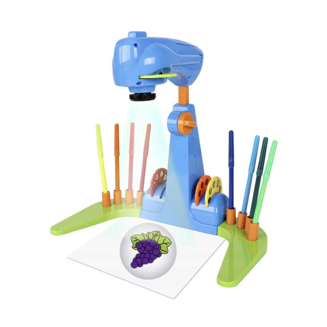 Projector to draw - drawing blocks and pens included