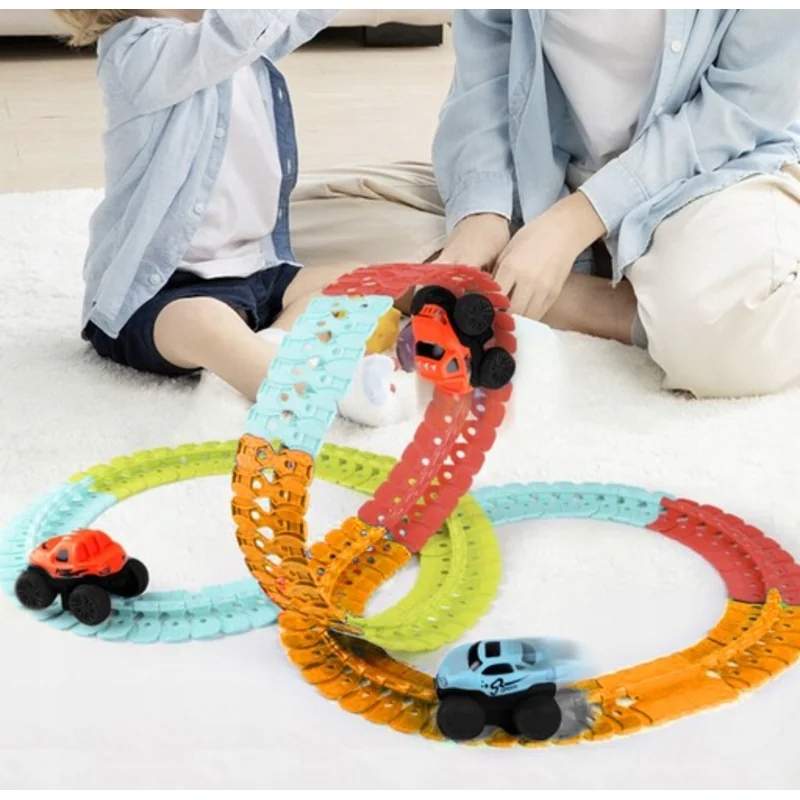 Flexible car track + car