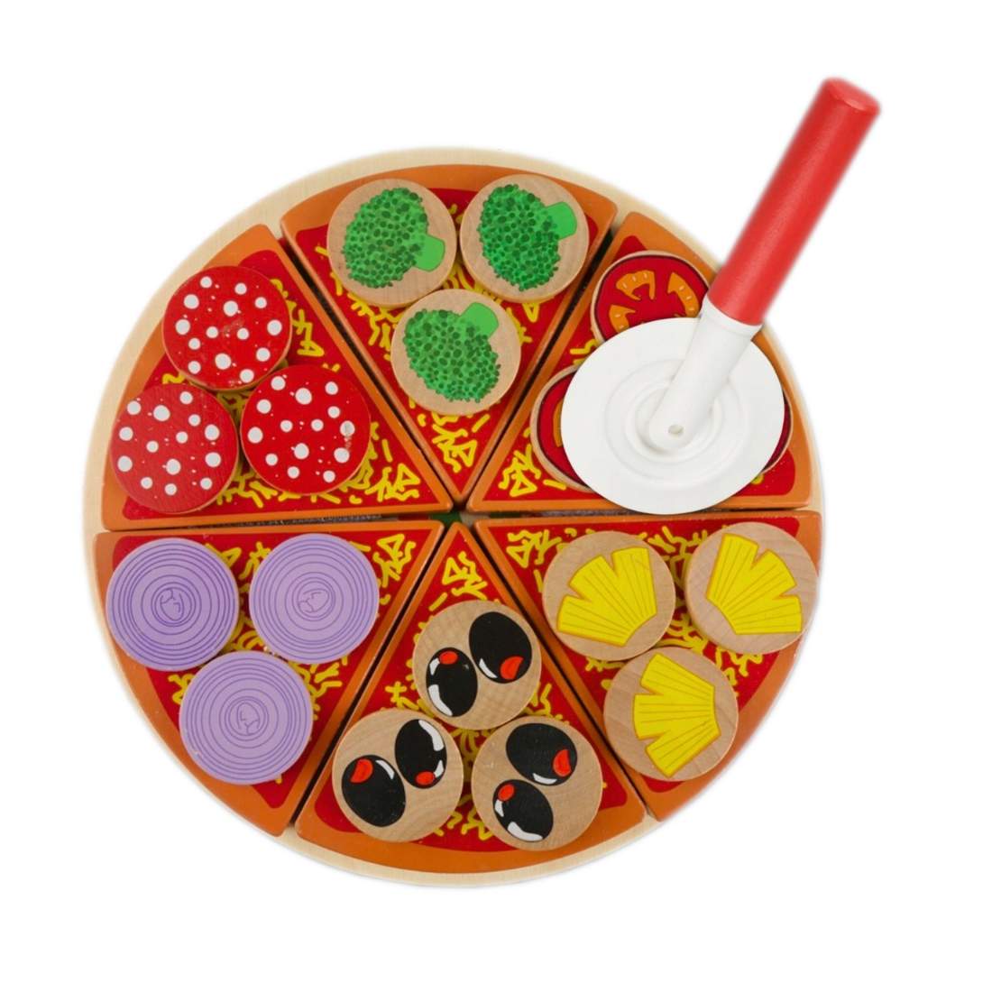 Pizza set with Velcro