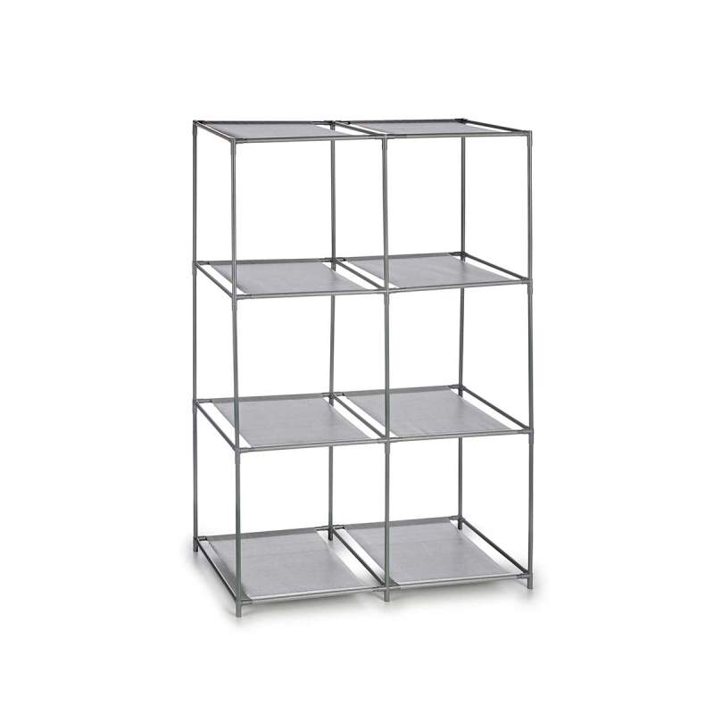 Storage shelf with 6 compartments - Grey | eStore