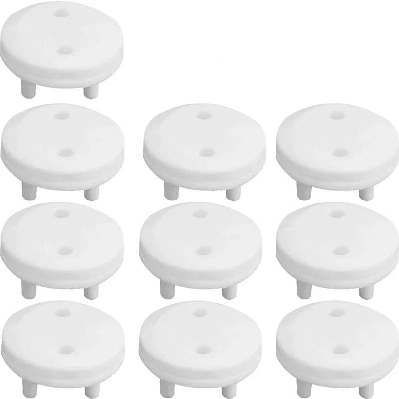 Contact protection for electrical outlets - 10 pieces