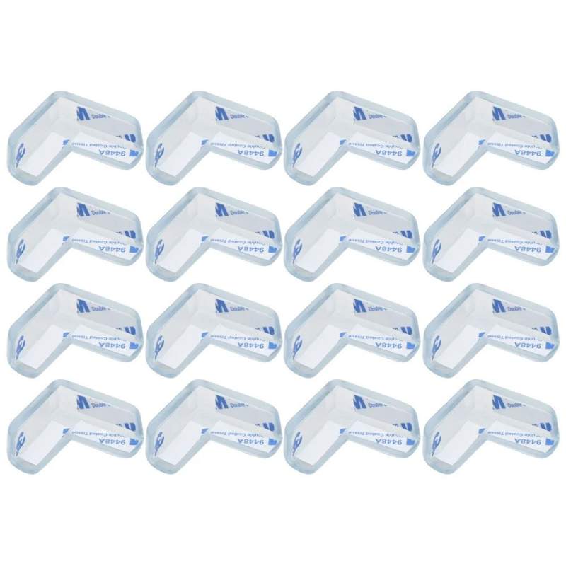 16 pcs Transparent Corner Guards - L-shaped