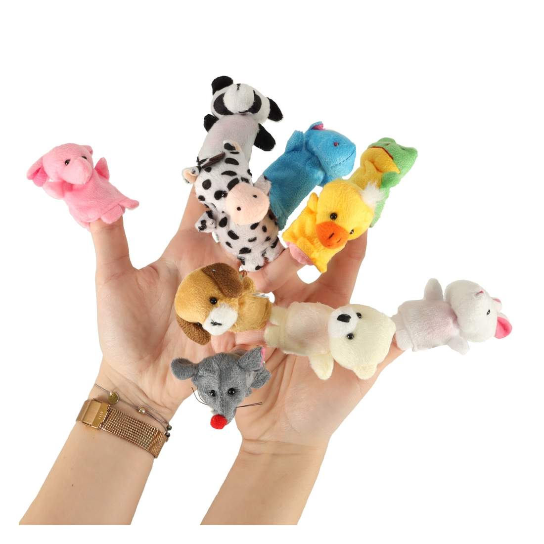 Finger Puppets Animals - Set of 10