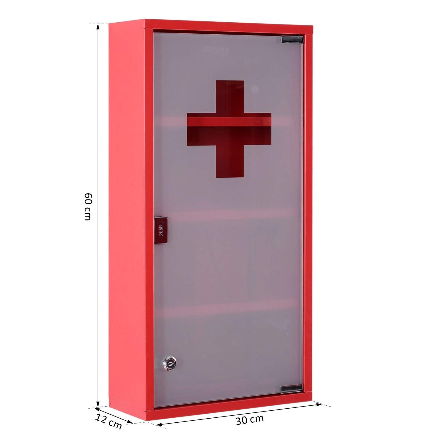 First Aid Cabinet Stainless Steel with Lock