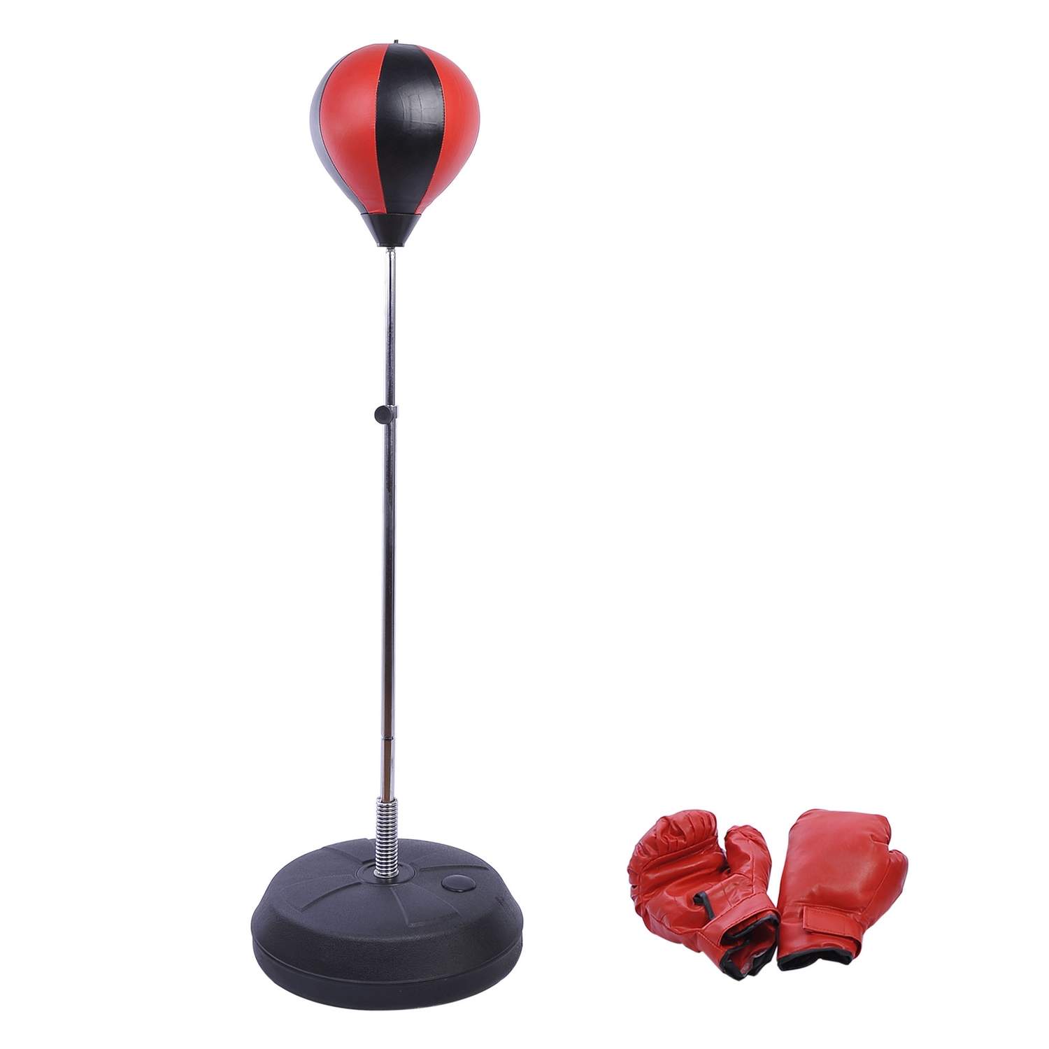 Punching Ball Set Stand Box Height Adjustable 125-145Cm Gloves Pump ...