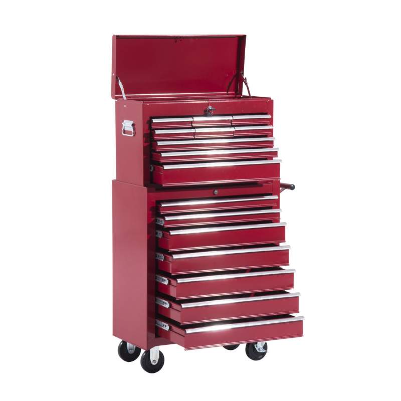 Tool Box Metal Workshop Trolley, Tool Trolley, Tool Box, Red, For Workshop