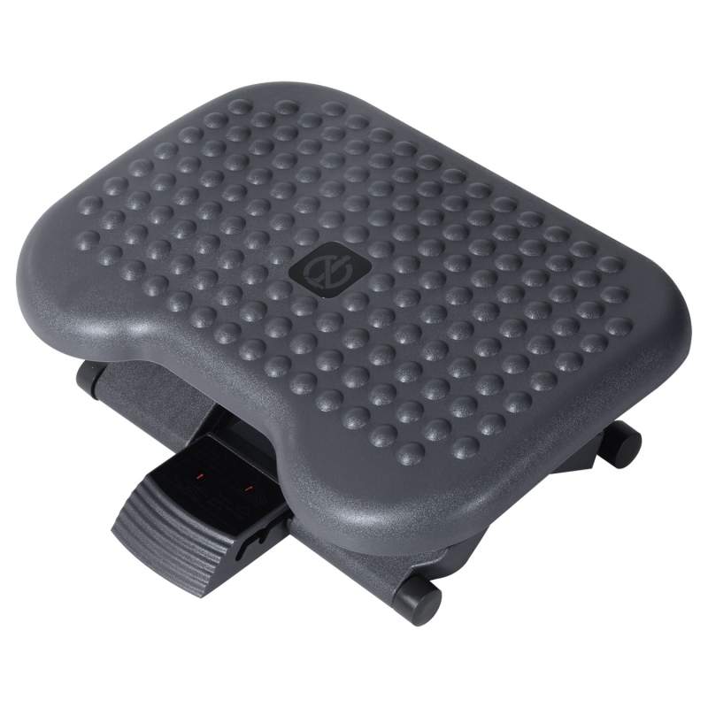 Height-adjustable Footrest for Office, Dark grey