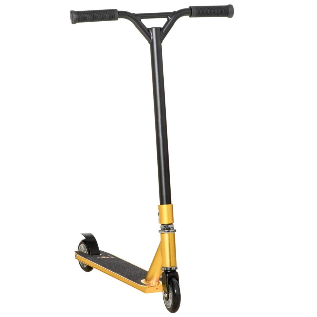 Gold Stunt Scooter for Tricks with Rear Brake