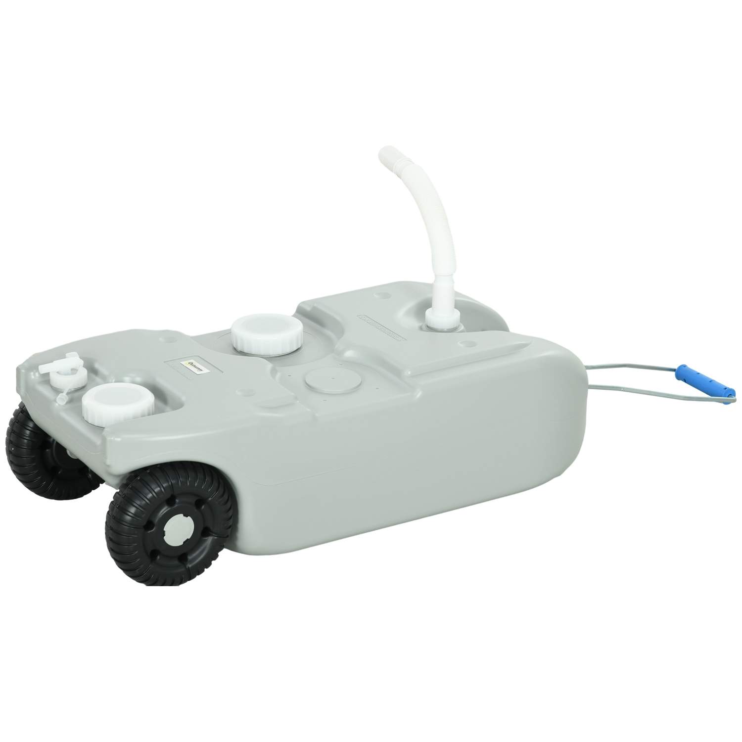 40L Portable Wastewater Tank with Faucet for RV