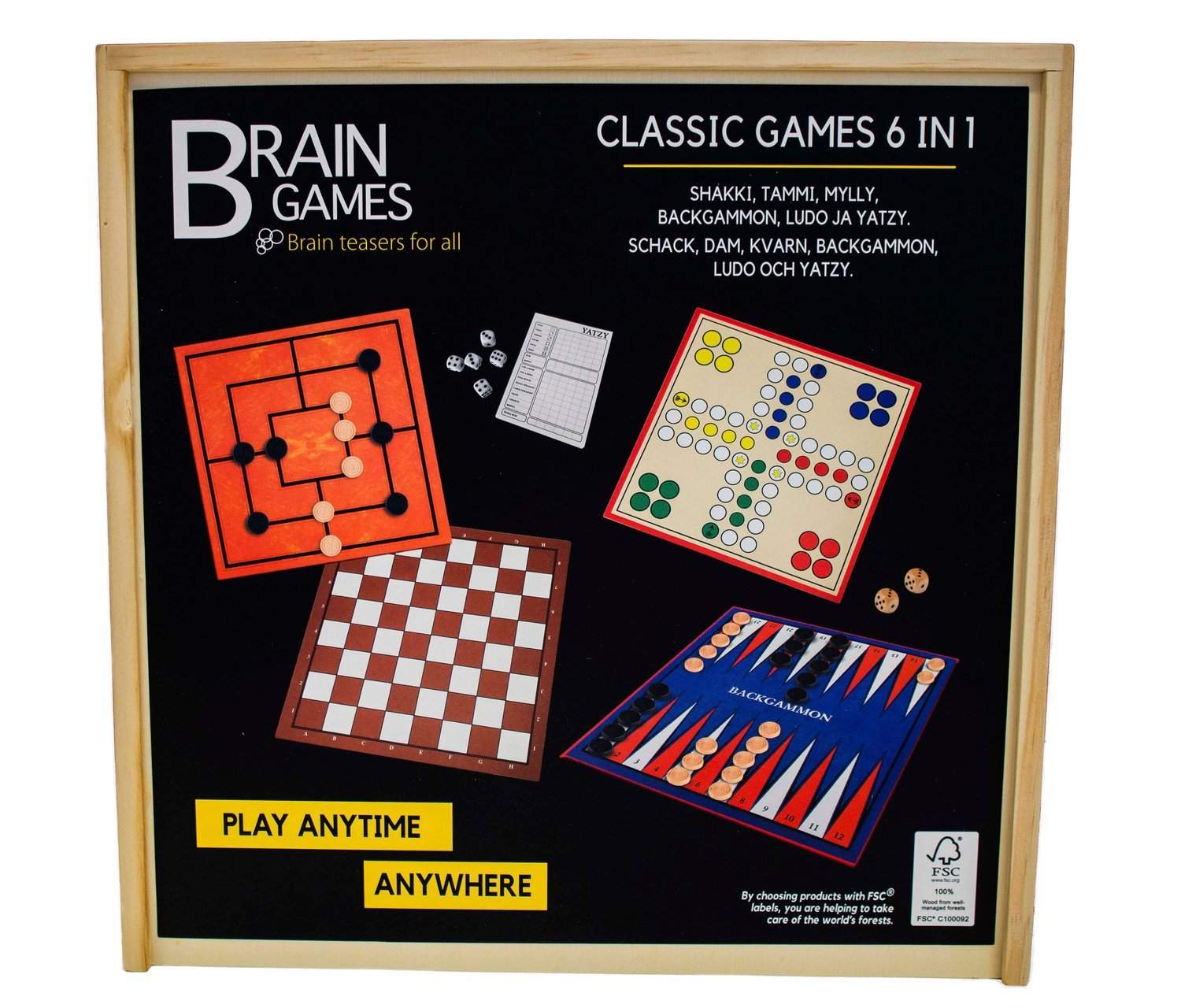 Brain Games Classic Games 6 In 1