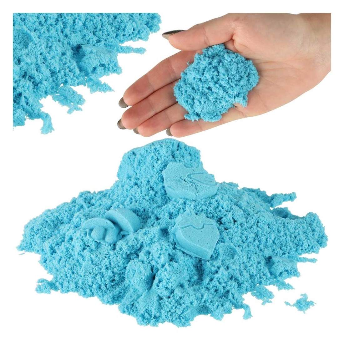 Moldable and durable magical play sand