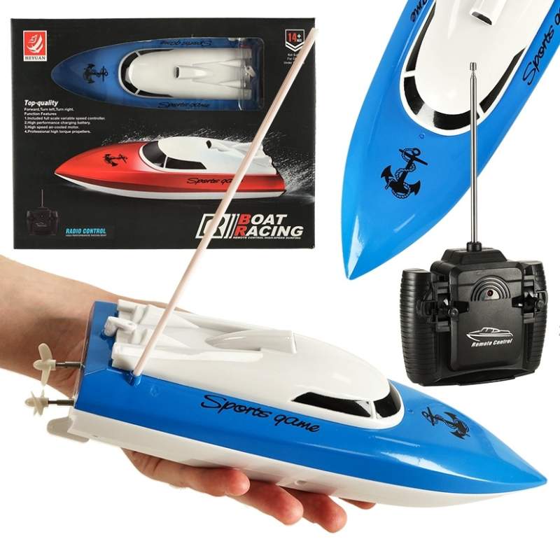 Waterproof remote control boat, 40MHz, 20m range, 20 km/h
