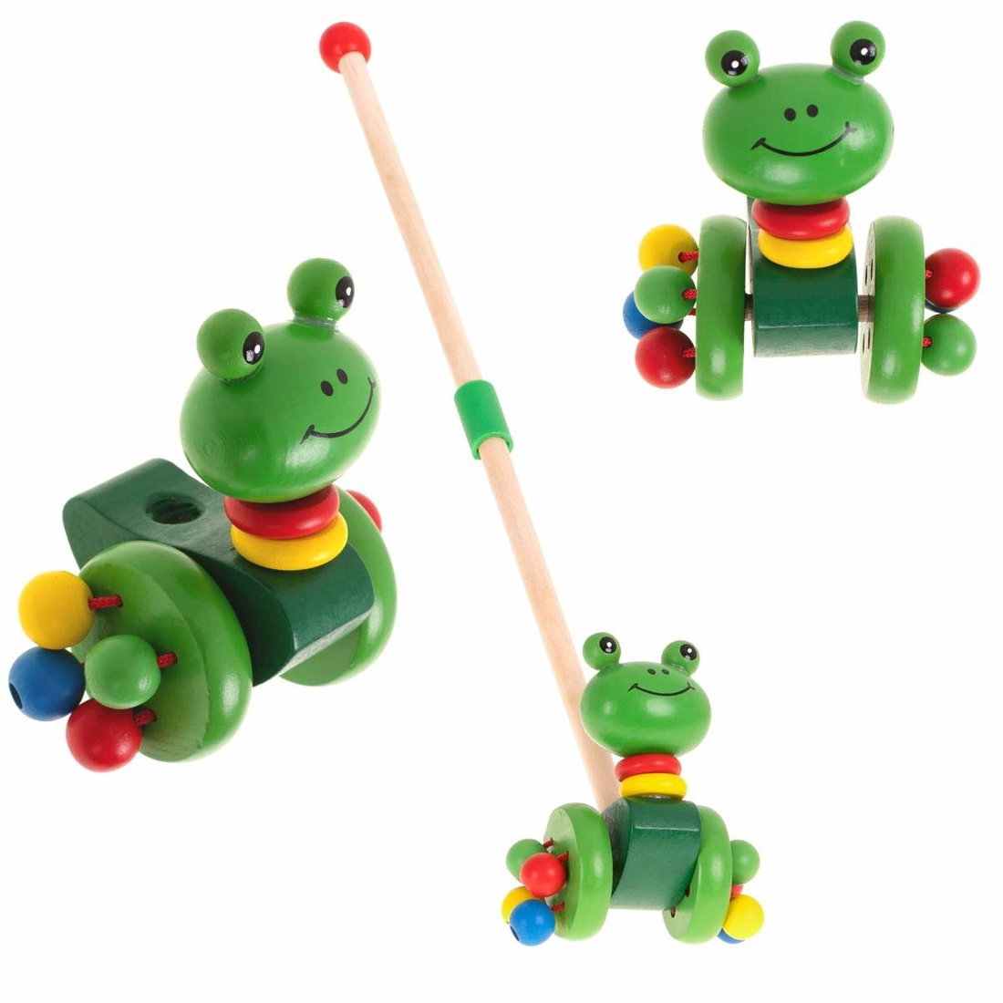 Colorful Tree Frog with Pole for Walking