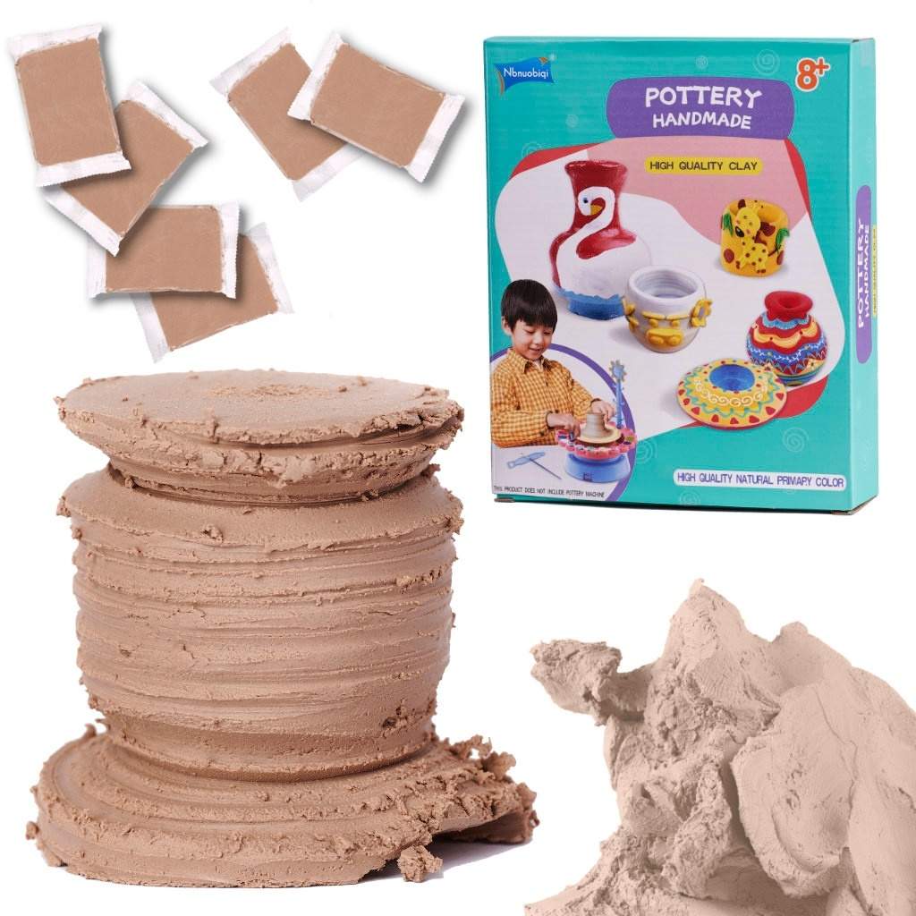 Powerful potter's wheel clay set, 1200g, creativity