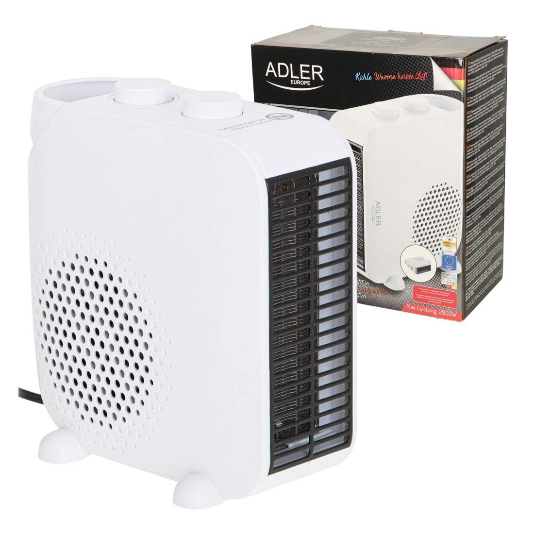 Convector fan 2000W with Timer and 3 Power Levels