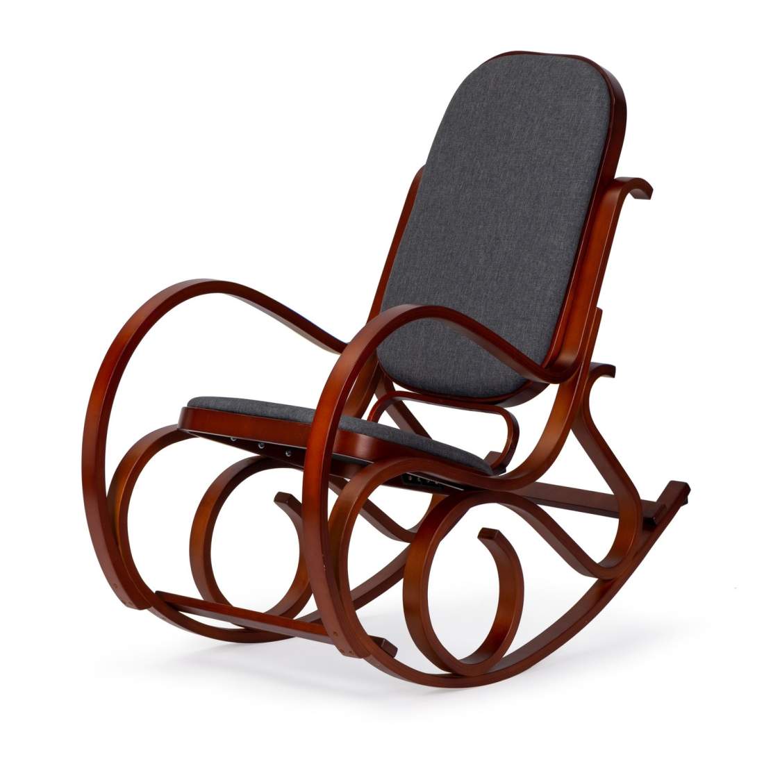 Elegant Rocking Chair with Durable Frame and Soft Foam