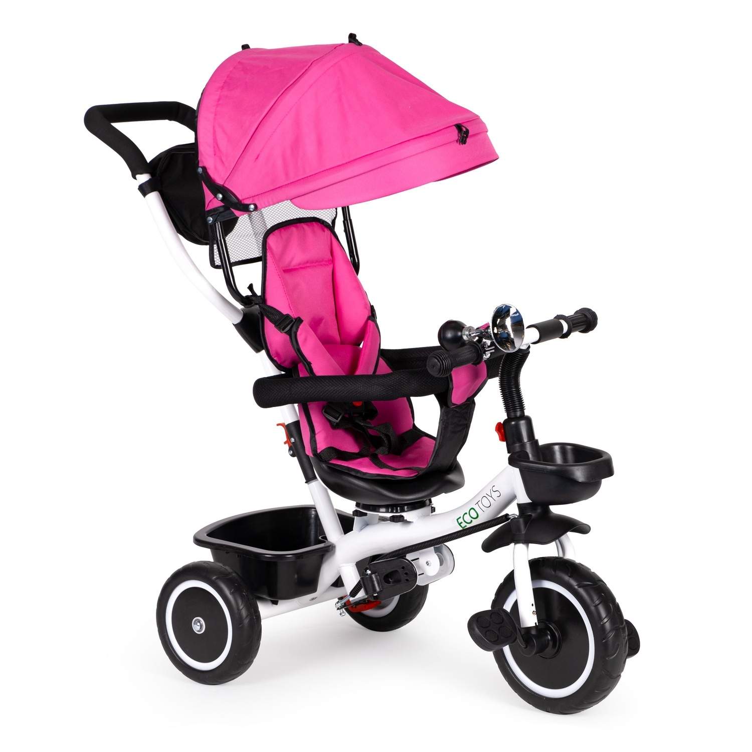 Tricycle for children 6m+, 360° seat, safe design
