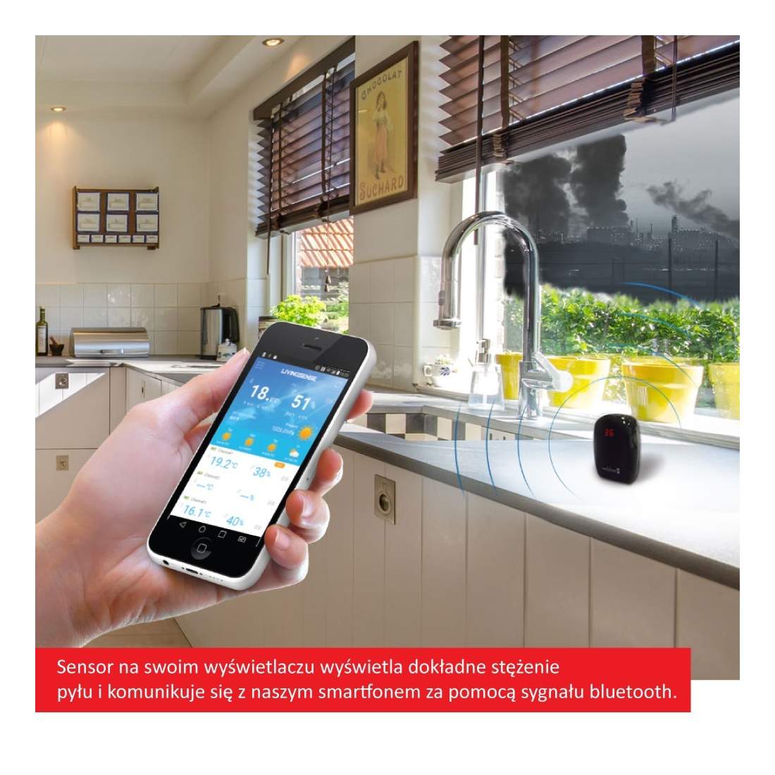 Laser SMOG sensor with PM 2.5, PM10 and PM1 measurement