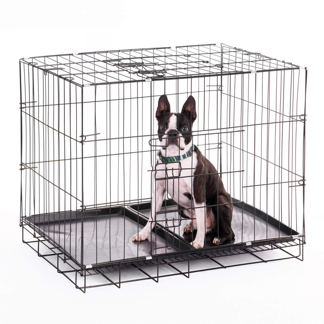 Stable and Safe Metal Cage for Pets with Locks and Trays