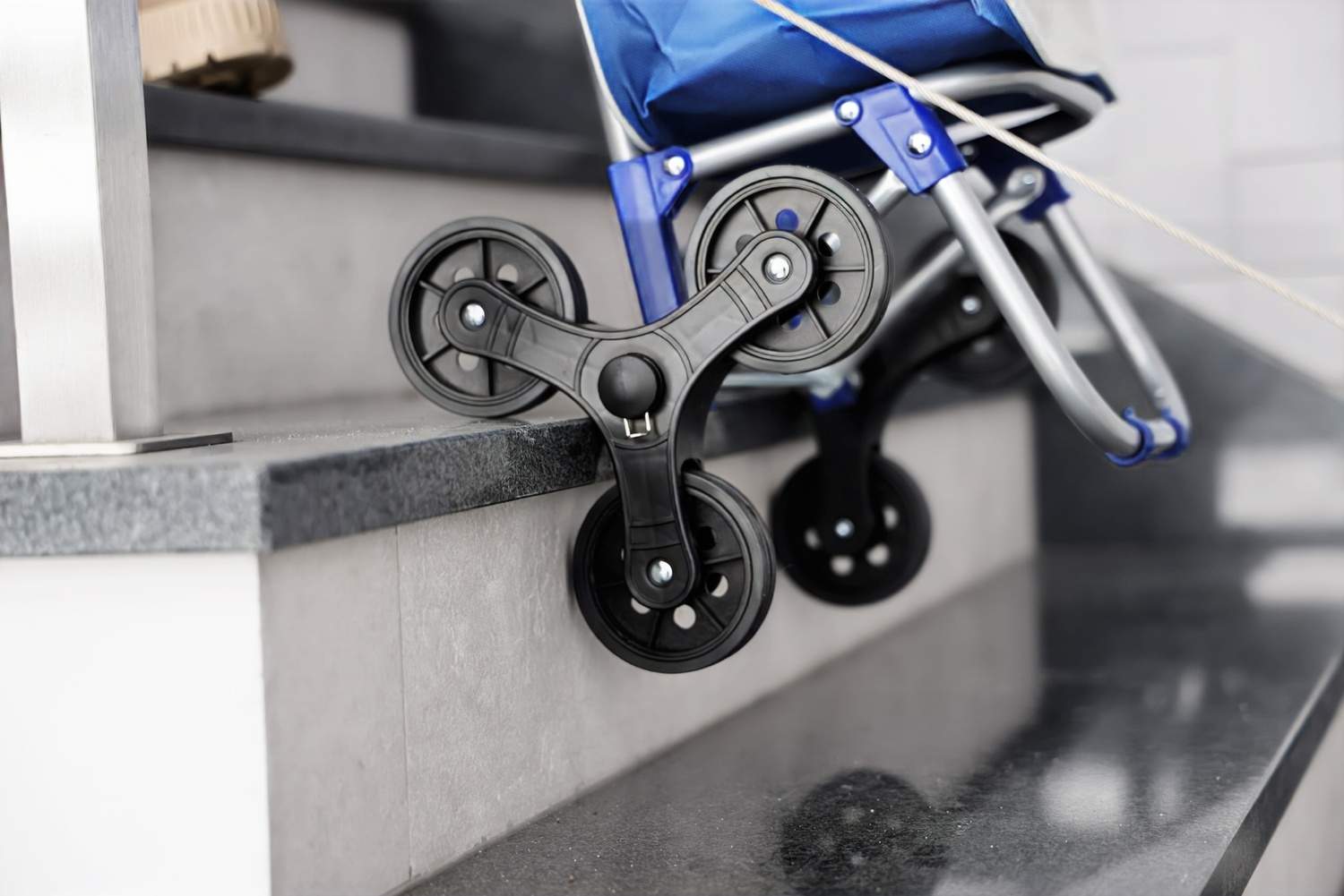 Ergonomic Senior Stroller 25L, 20kg, Rubber wheels