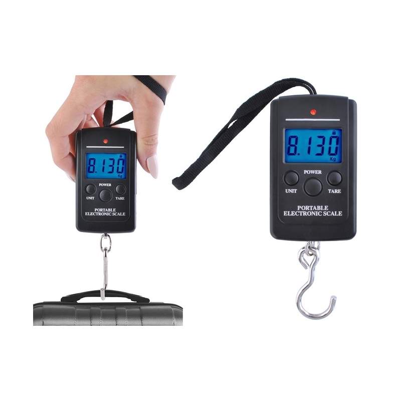 Elektronisk Bagagevåg 40kg med LED och Tare